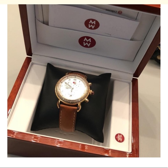 Michele | Accessories | Michele Csx Diamond Chronograph Watch | Poshmark